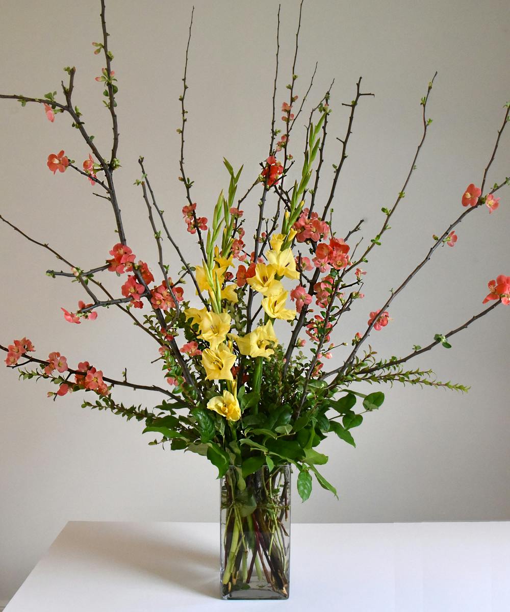 Quince Blossom Arrangement | Bay Area (CA) Same-Day Flower Delivery ...